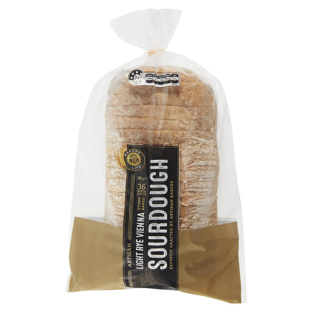 Light Rye Vienna Sourdough 550g